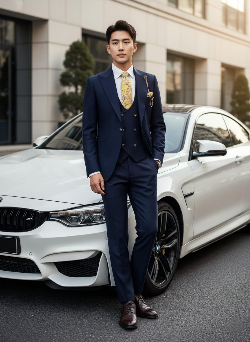 Giovanni Testi Slim Fit Suit