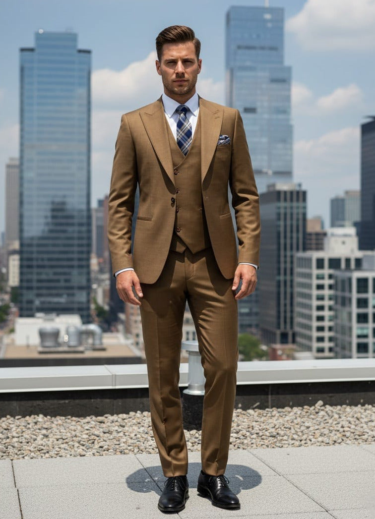 Giovanni Testi Slim Fit Suit
